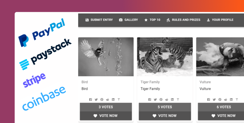 WordPress Voting Contest Plugin Buy Votes Extension